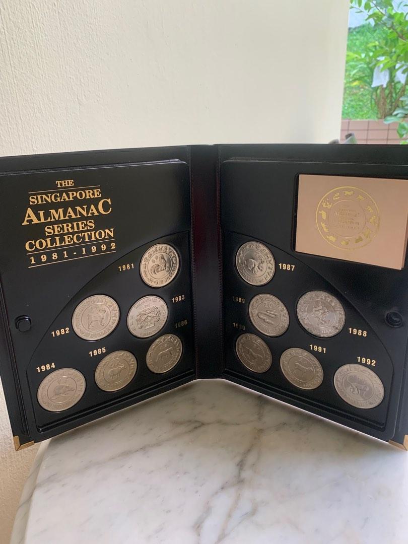 Singapore Almanac Series Collection-1981 to 1992, Hobbies & Toys ...