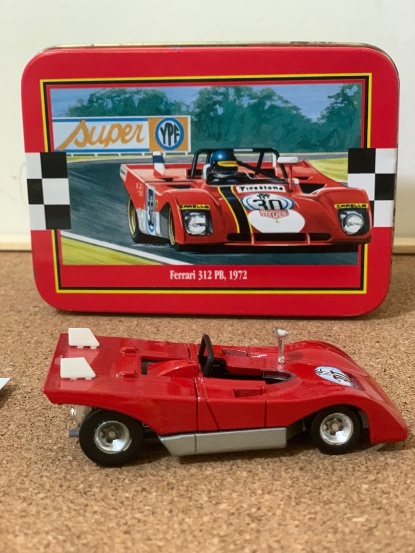 Solido Ferrari 312 PB super Tin Collectors Box 1/43 Model Kit #15458 ...