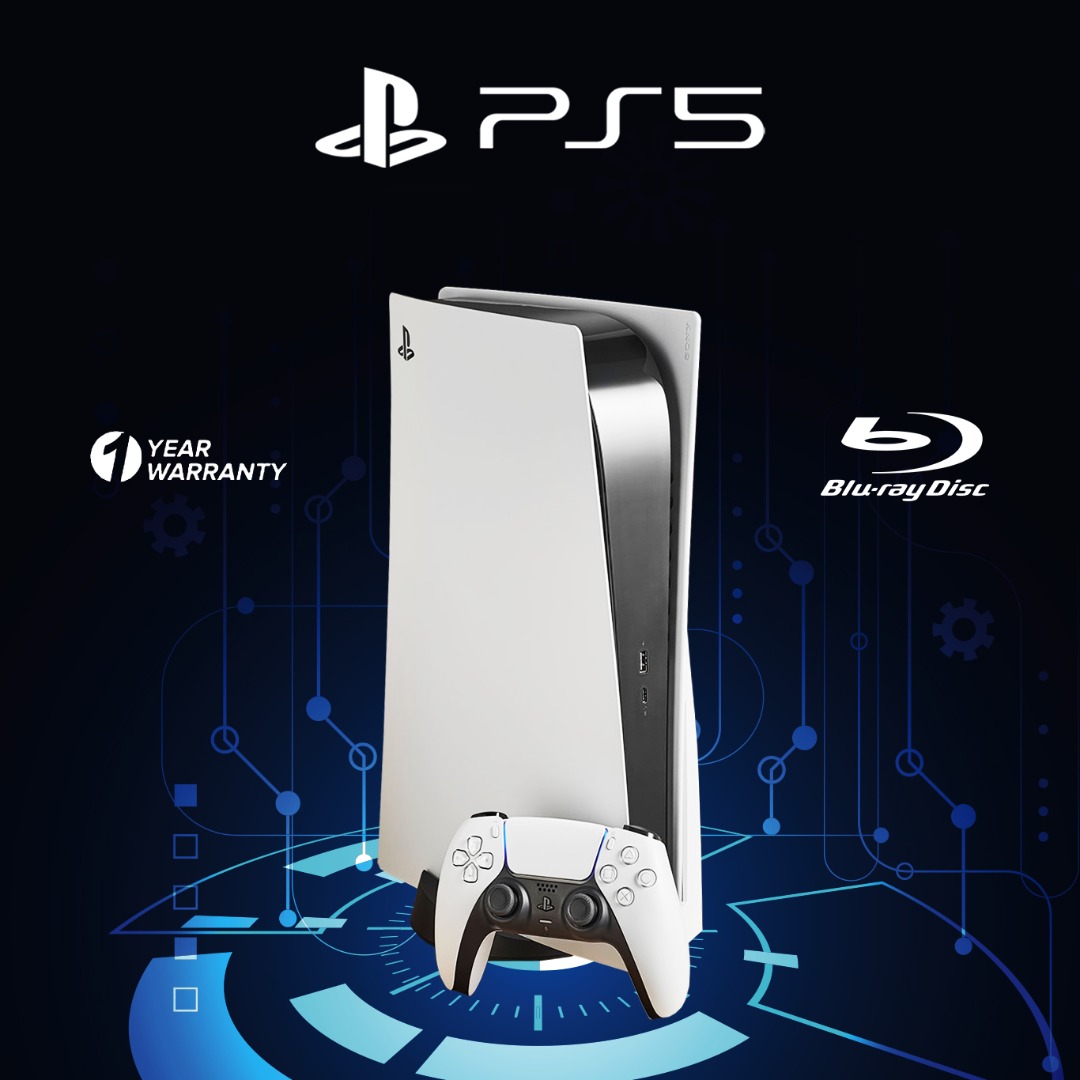 Sony Playstation 5 Console PS5 (Physical Disc Edition) | Dual sense ...
