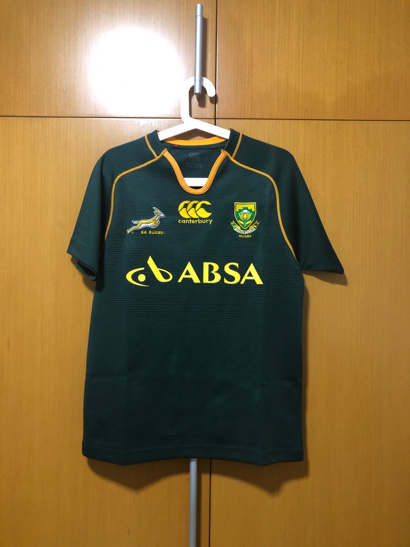 South Africa Springboks rugby jersey size M, Men's Fashion, Tops & Sets ...
