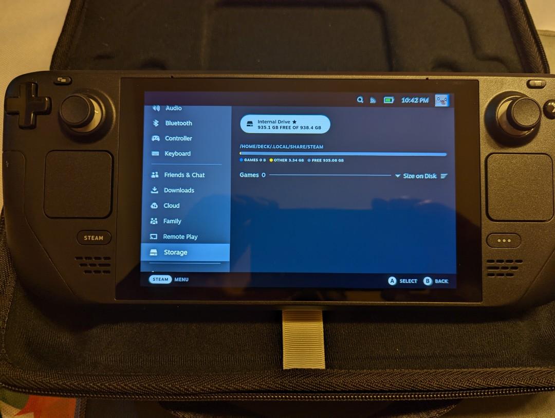 Steam Deck 1TB internal storage US Set (upgraded from 64gb), Video ...