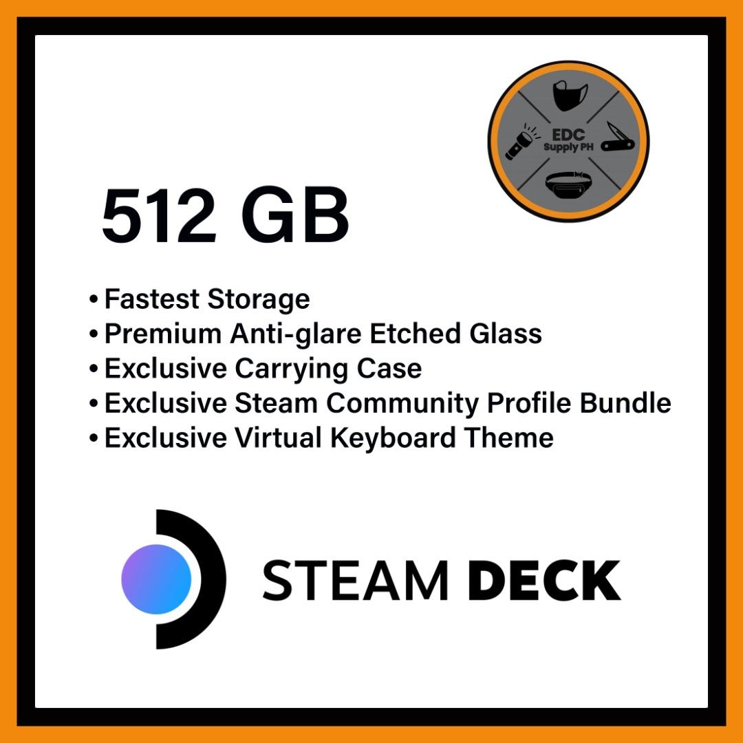 Steam Deck 512GB On Hand, Video Gaming, Video Game Consoles, Others on ...