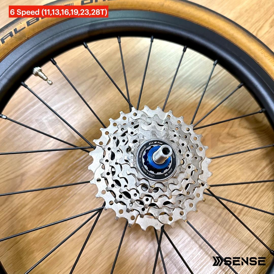 Sunshine 6 Speed Sprocket Cassette Cog for Brompton External Gear ...