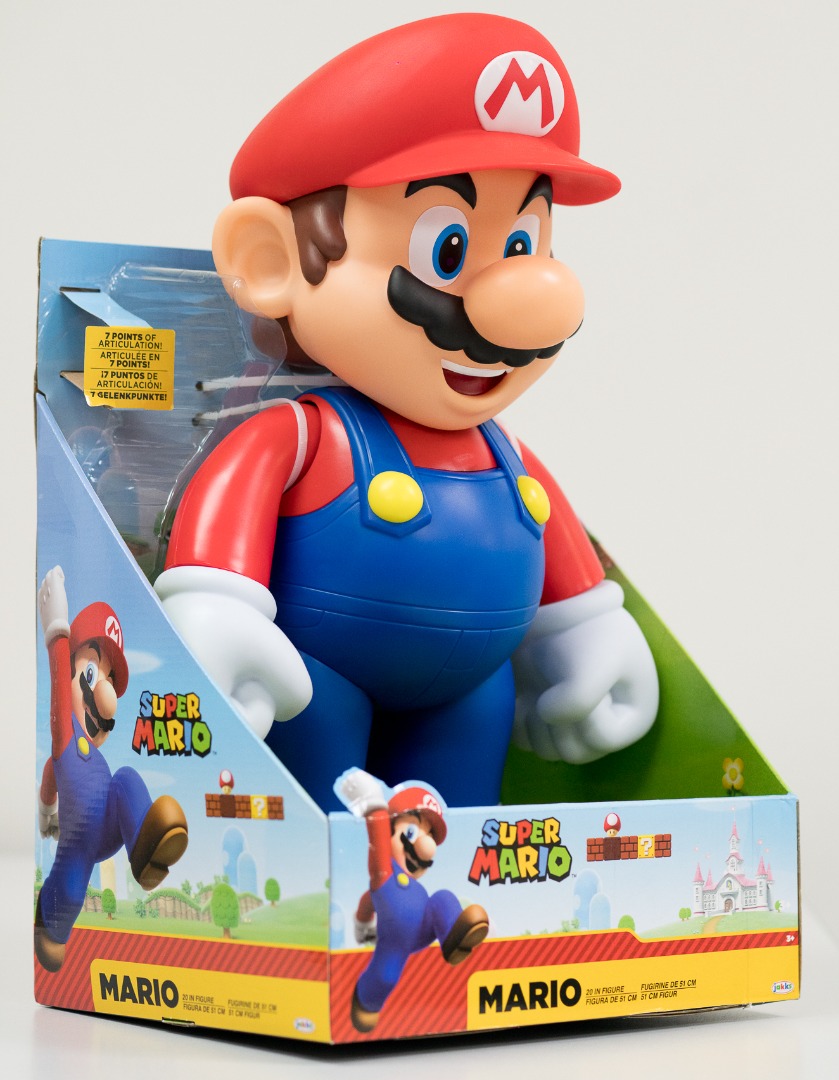Super Mario Poseable Figure (20-inches Tall), Hobbies & Toys, Toys ...