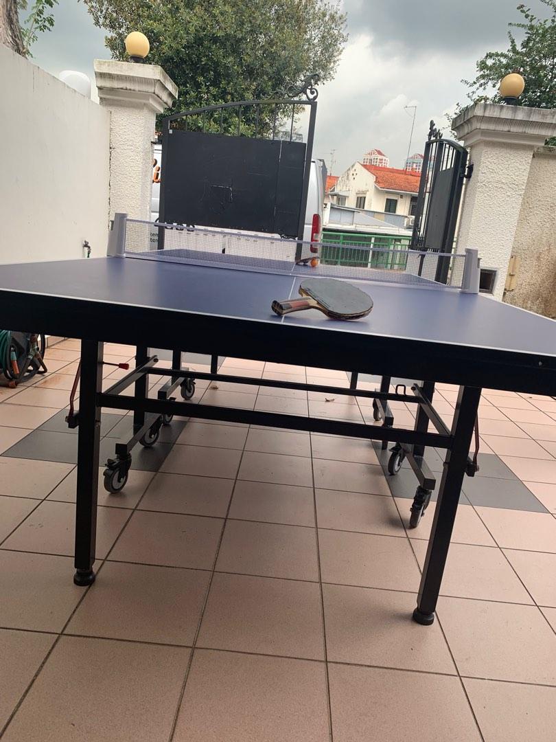 Table Tennis Table Pongori TTT500 ITTF APPROVED | With rackets and ...