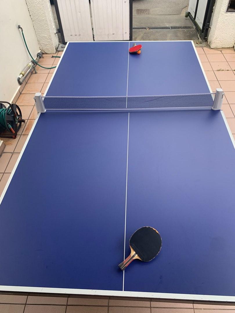 Table Tennis Table Pongori TTT500 ITTF APPROVED | With rackets and ...