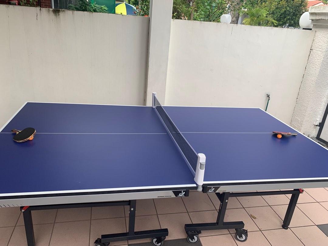 Table Tennis Table Pongori TTT500 ITTF APPROVED | With rackets and ...