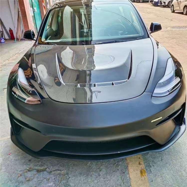 Tesla Model 3 Robot style Carbon Fibre Bonnet, Car Accessories ...