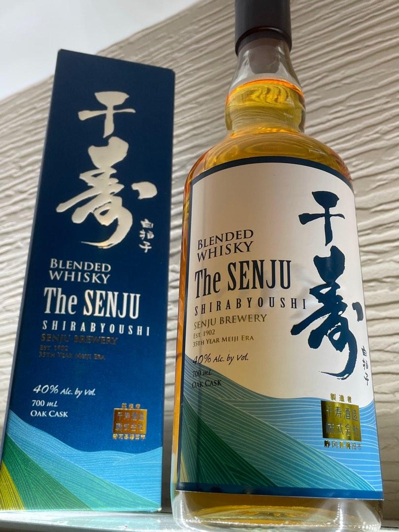 The Senju Shirabyoushi Blended Whisky 700ml, Food & Drinks, Alcoholic ...