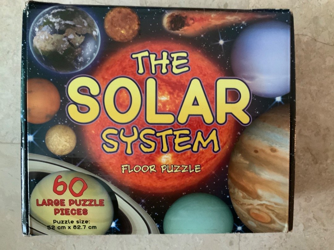 The Solar System Floor Puzzle, Hobbies & Toys, Toys & Games on Carousell