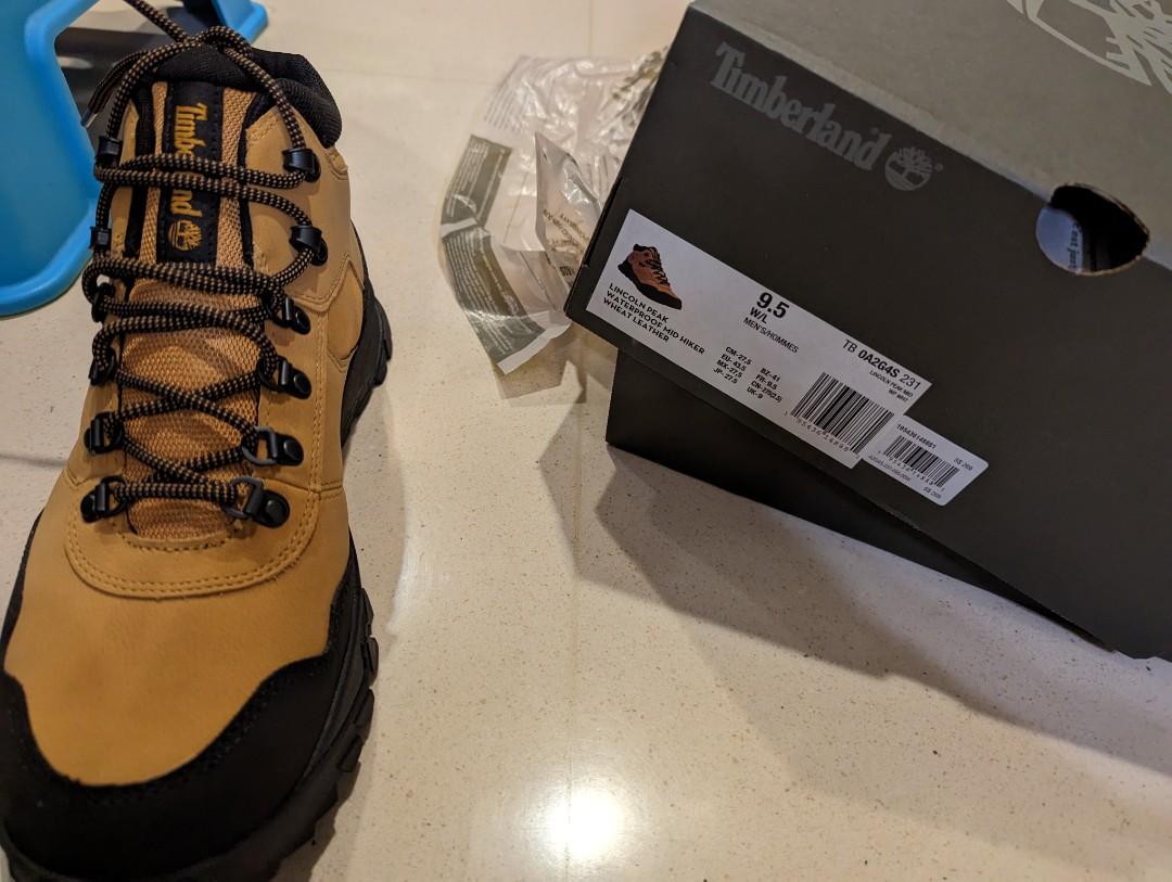 Timberland Men's Lincoln Peak Waterproof Hiking Boots - Wide Fit, Men's ...