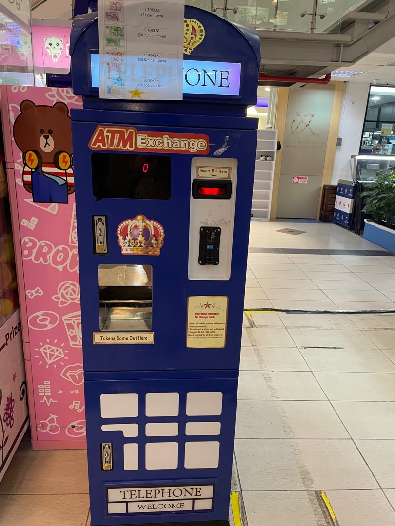 Token changer machine, Computers & Tech, Office & Business Technology ...