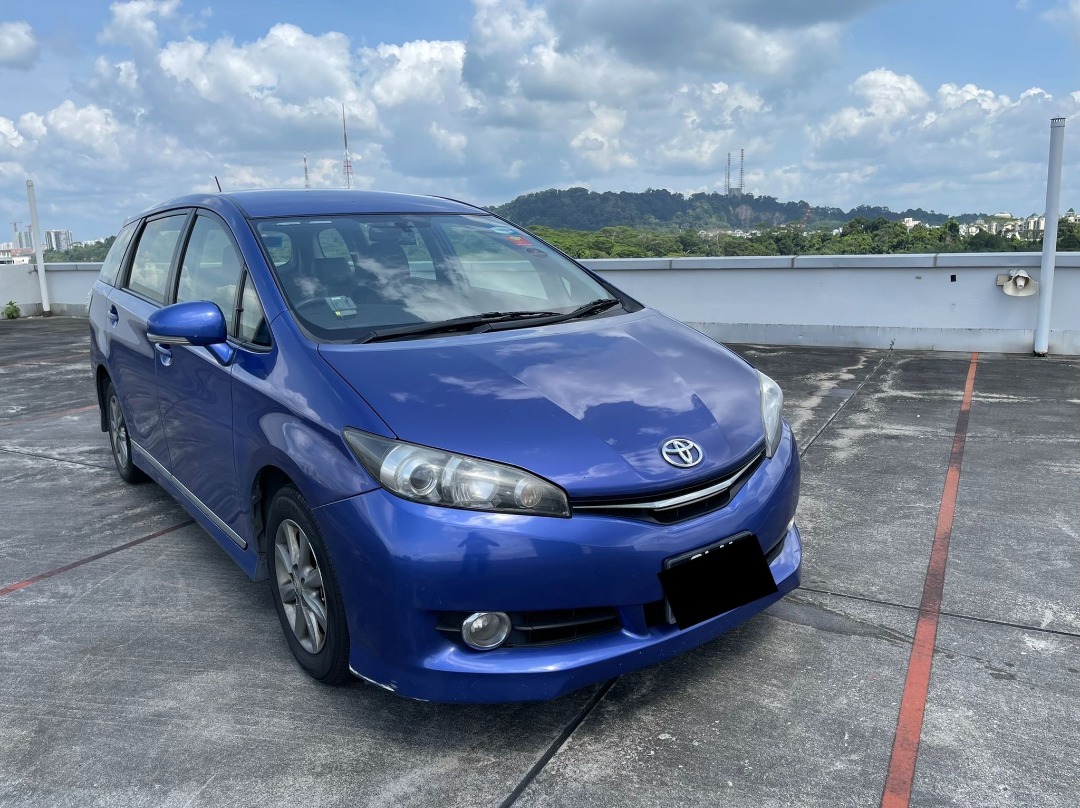 TOYOTA WISH 7 SEATER BLUE LAST UNIT FOR LONG TERM RENT FOR PHV AND ...