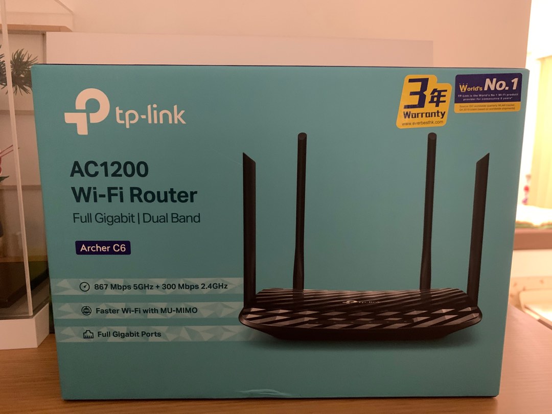TP-LINK Wi-Fi Router AC1200 Archer C6, 電腦＆科技, 電腦周邊及配件, Wifi及上網相關產品 ...
