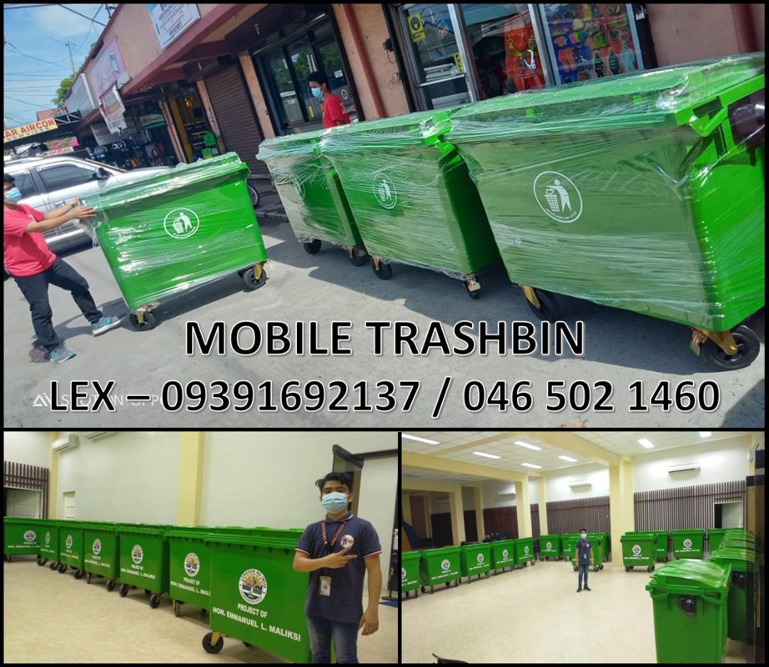 trash bin mobile trash bin mobile bin, Furniture & Home Living ...