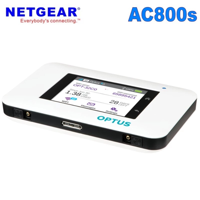 Unlocked Netgear Aircard AC800S 4G LTE Cat.9 Mobile Hotspot WiFi Router ...