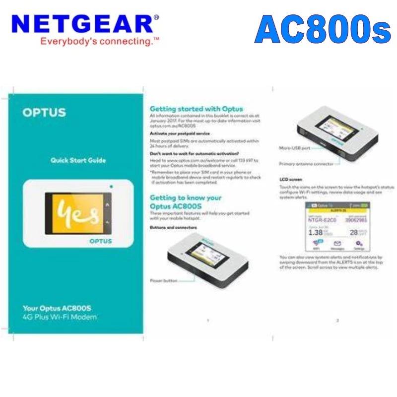 Unlocked Netgear Aircard AC800S 4G LTE Cat.9 Mobile Hotspot WiFi Router ...