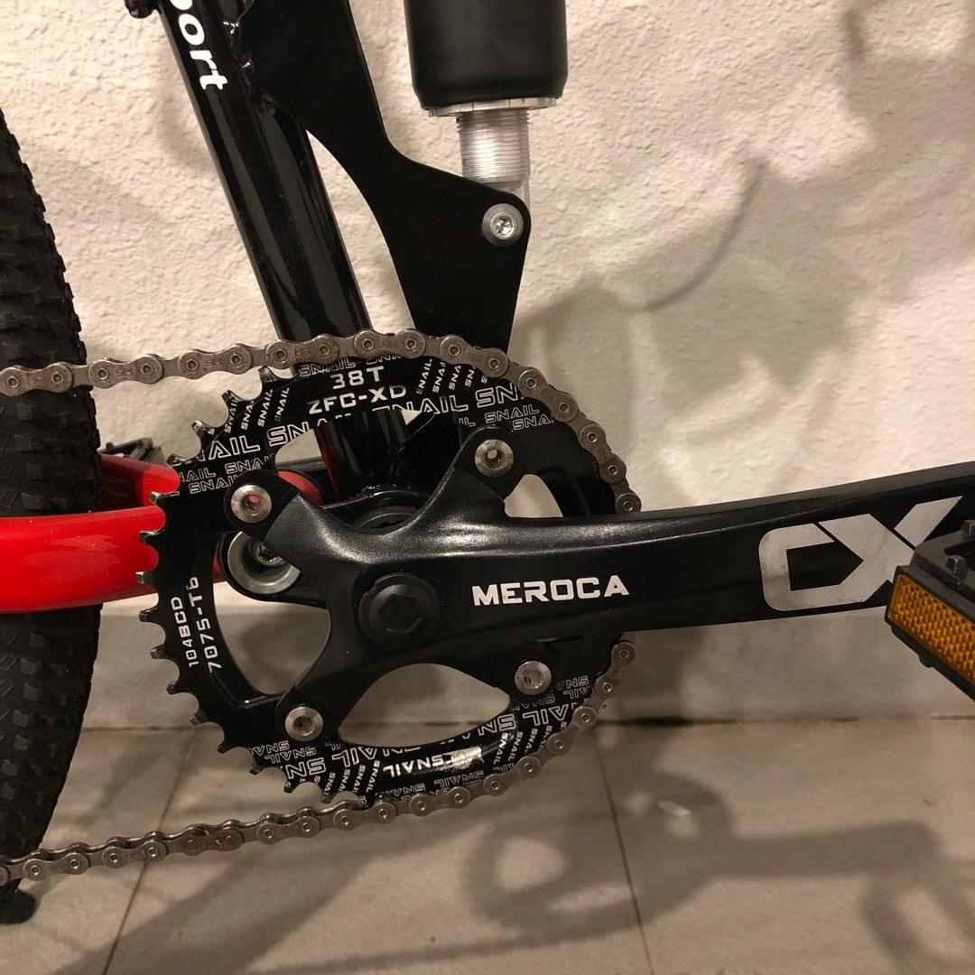 Upgraded Shimano 9 speed full suspension foldable mountain bike, Sports ...