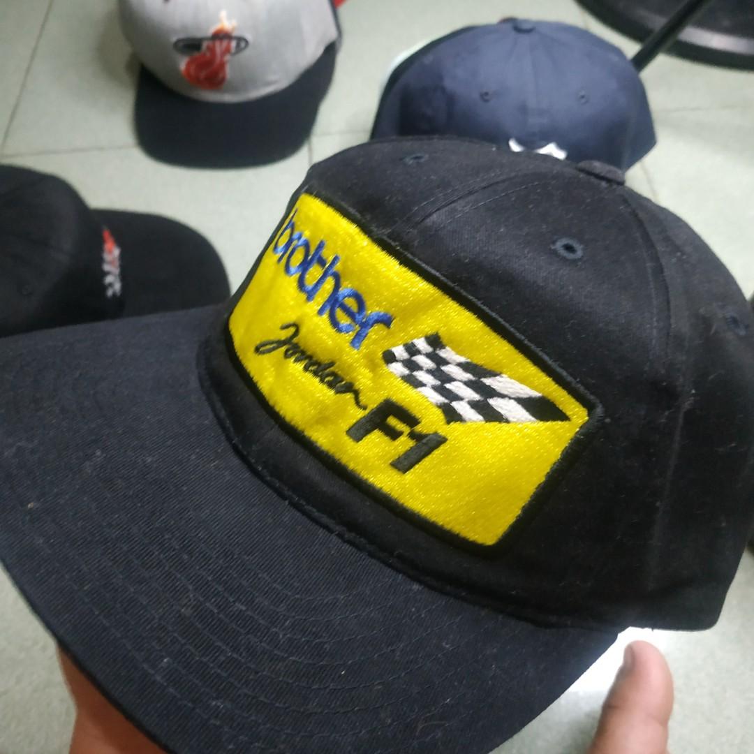 Vintage Brother F1 Racing Cap, Men's Fashion, Watches & Accessories ...