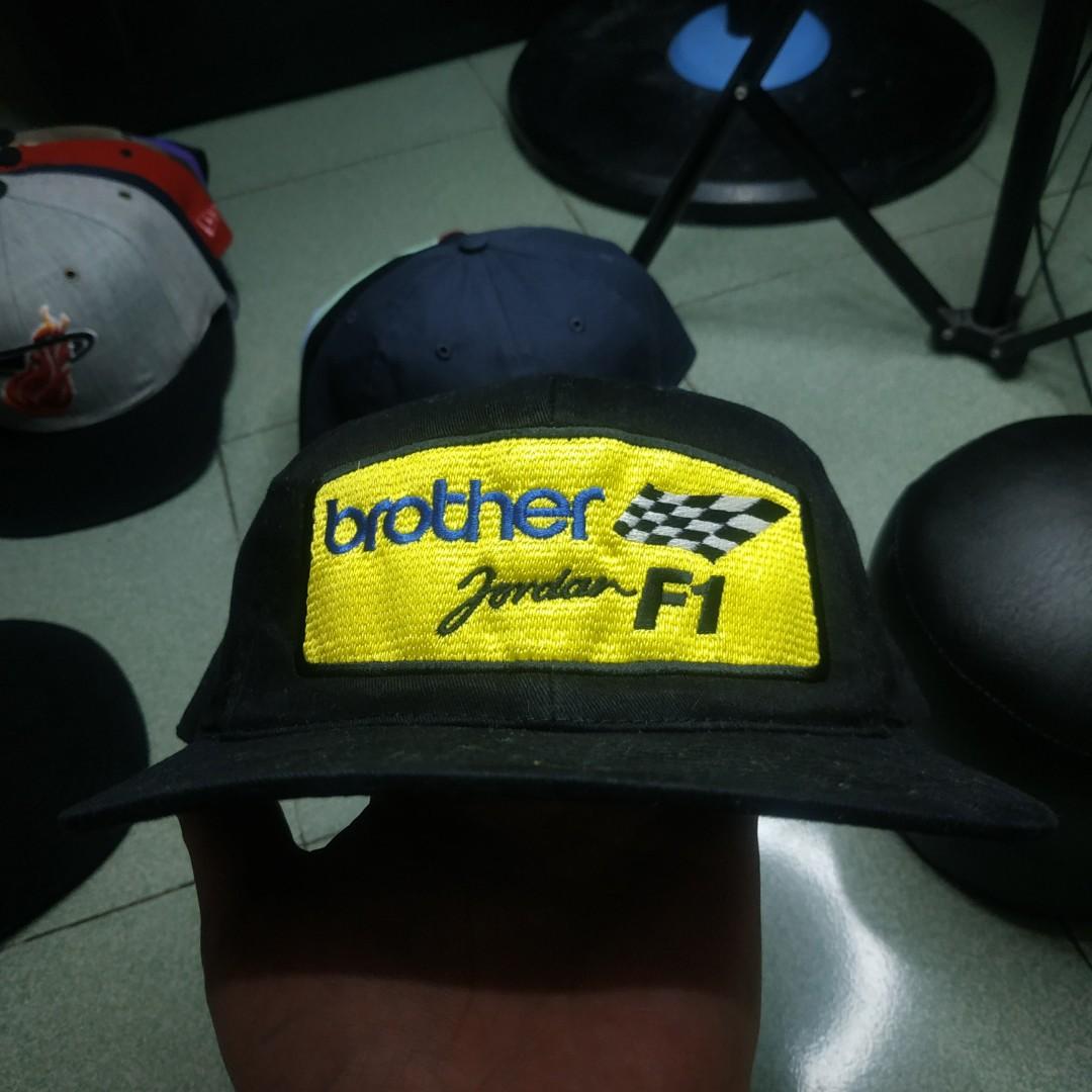 Vintage Brother F1 Racing Cap, Men's Fashion, Watches & Accessories ...
