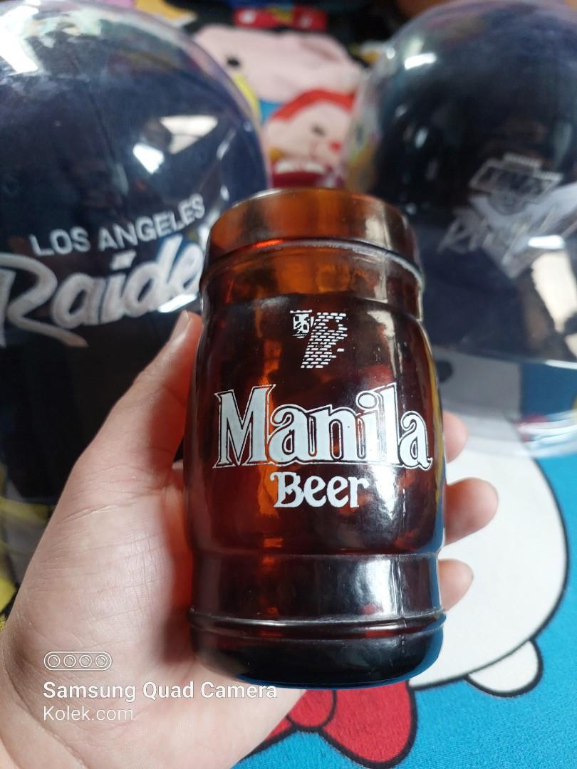 Vtg MANILA BEER Collectible Glass, Hobbies & Toys, Memorabilia ...