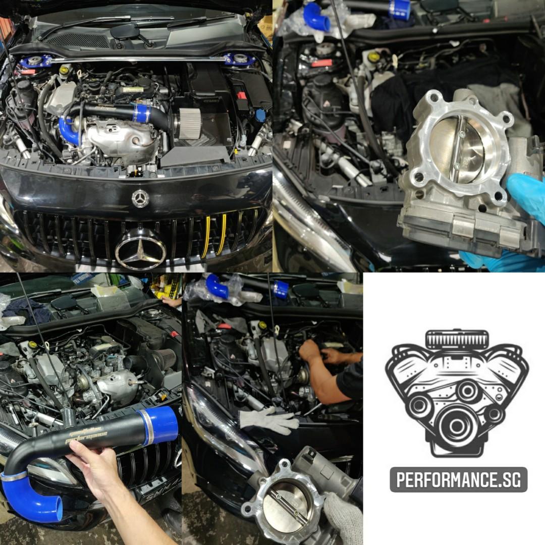 W176 W117 W246 X156 m270 custom turbo intake pipe mercedes a180 gla180 ...