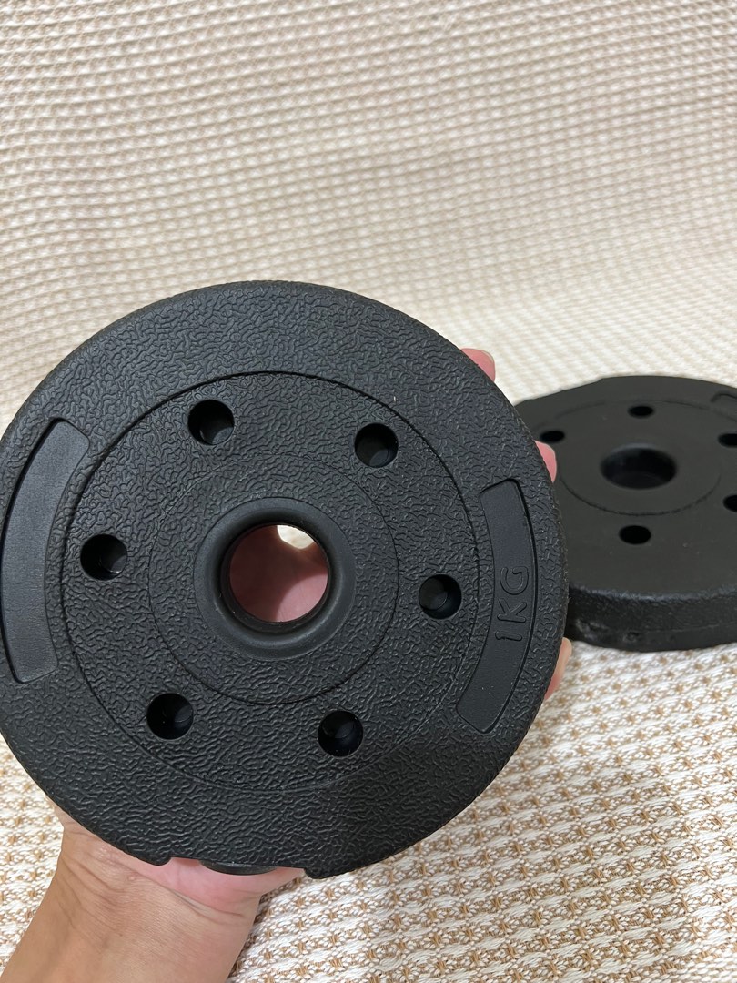 Weightlifting Plate - 1kg/plate, Sports Equipment, Exercise & Fitness ...