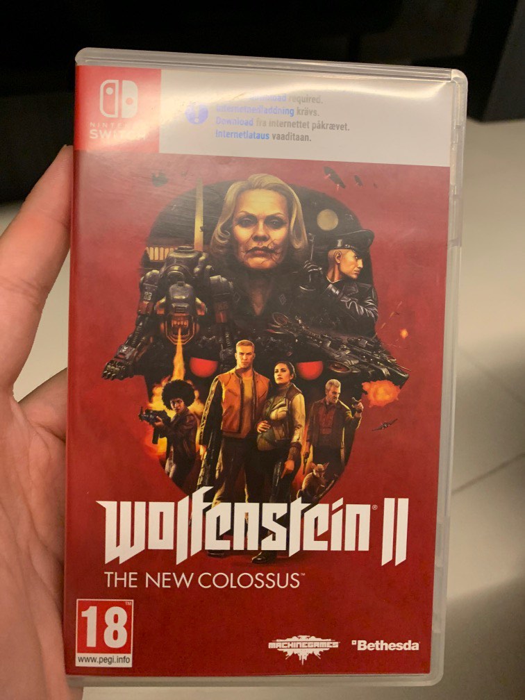 Wolfenstein II Nintendo Switch Physical Copy, Video Gaming, Video Games ...