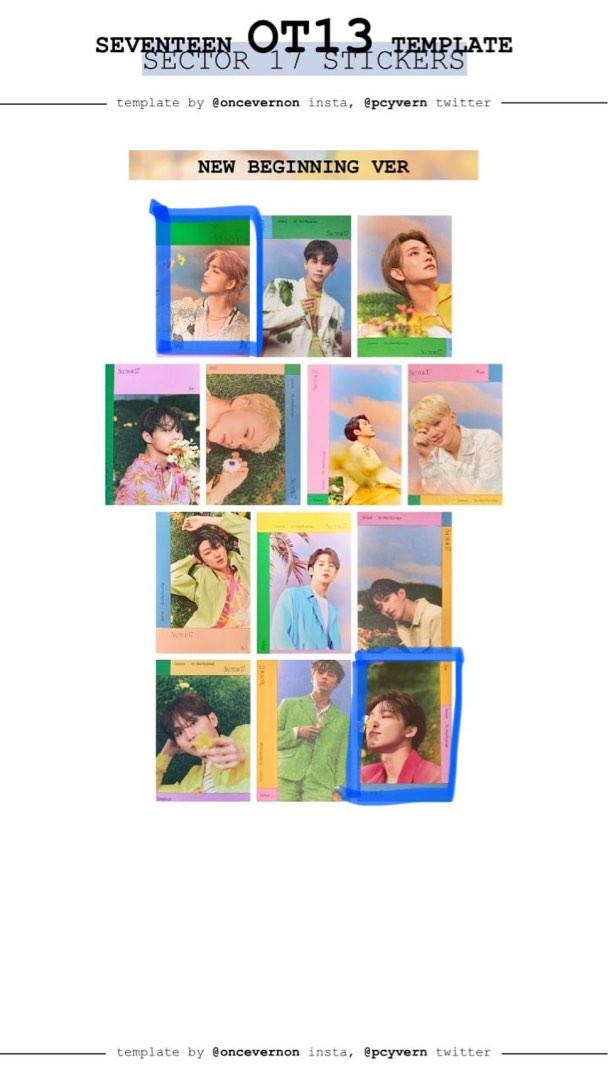 WTT SVT SECTOR 17 NEW BEGINNING PHOTOCARDS AND INSERTS, Hobbies & Toys ...