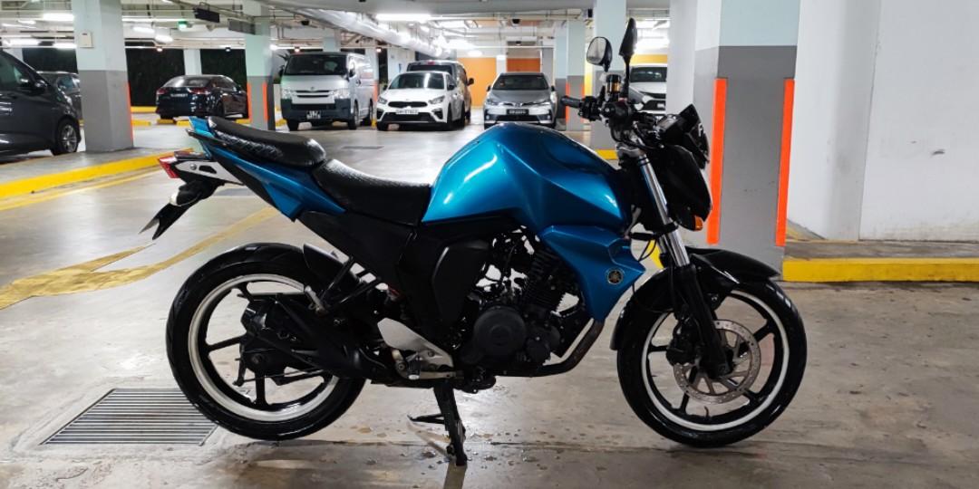 Yamaha FZN150, Motorcycles, Motorcycles for Sale, Class 2B on Carousell
