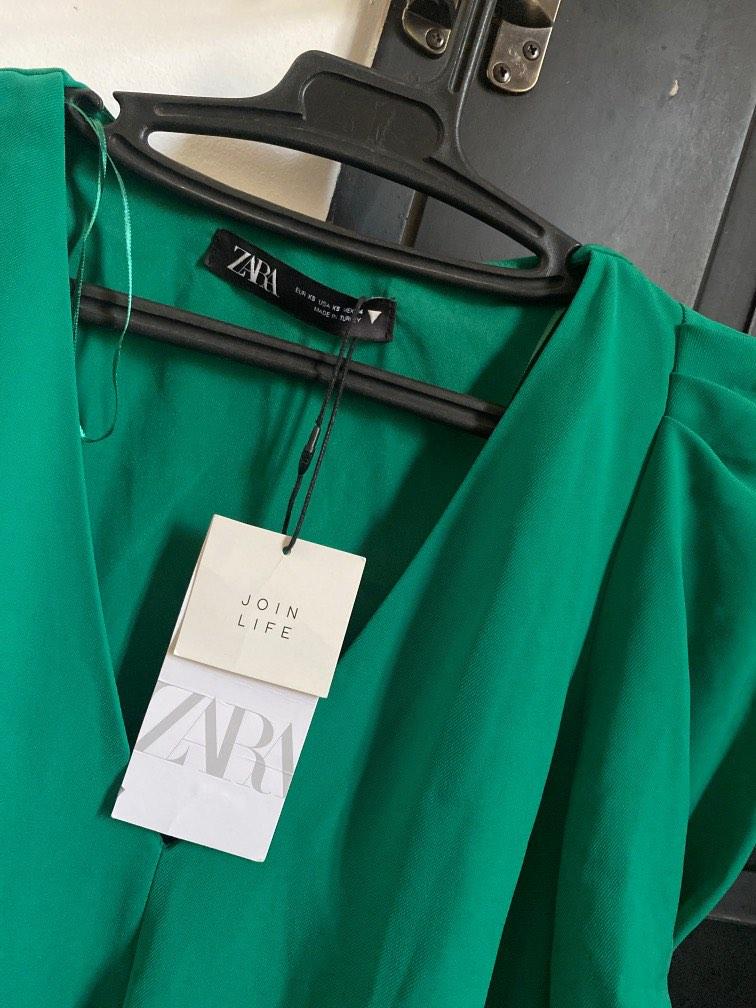 Zara green dress, Women's Fashion, Dresses & Sets, Dresses on Carousell