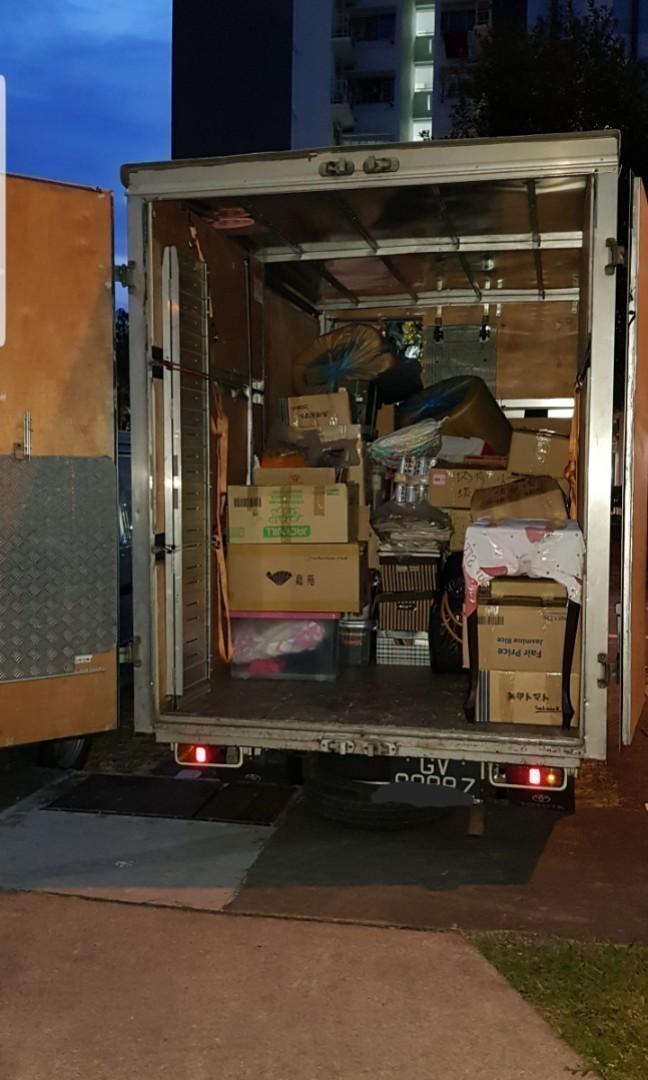 10ft box moving truck with lorry driver. Without manpower., Cars, Car ...