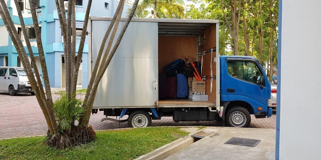 10ft box moving truck rental with lorry driver. Without manpower., Cars, Car Rental on Carousell