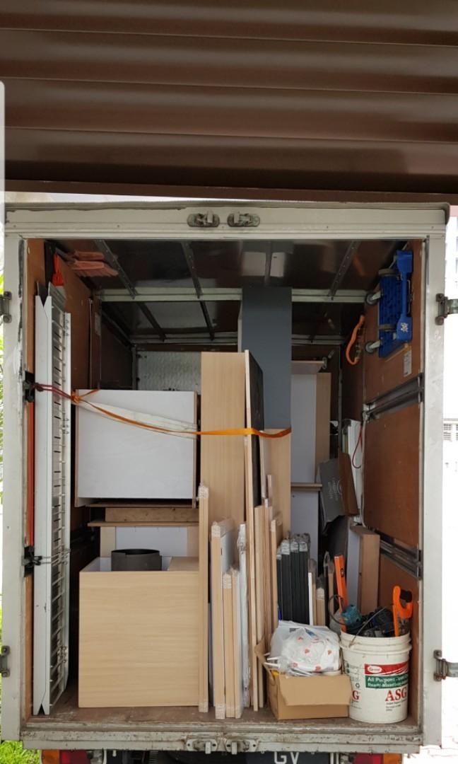 10ft box moving truck with lorry driver. Without manpower., Cars, Car ...