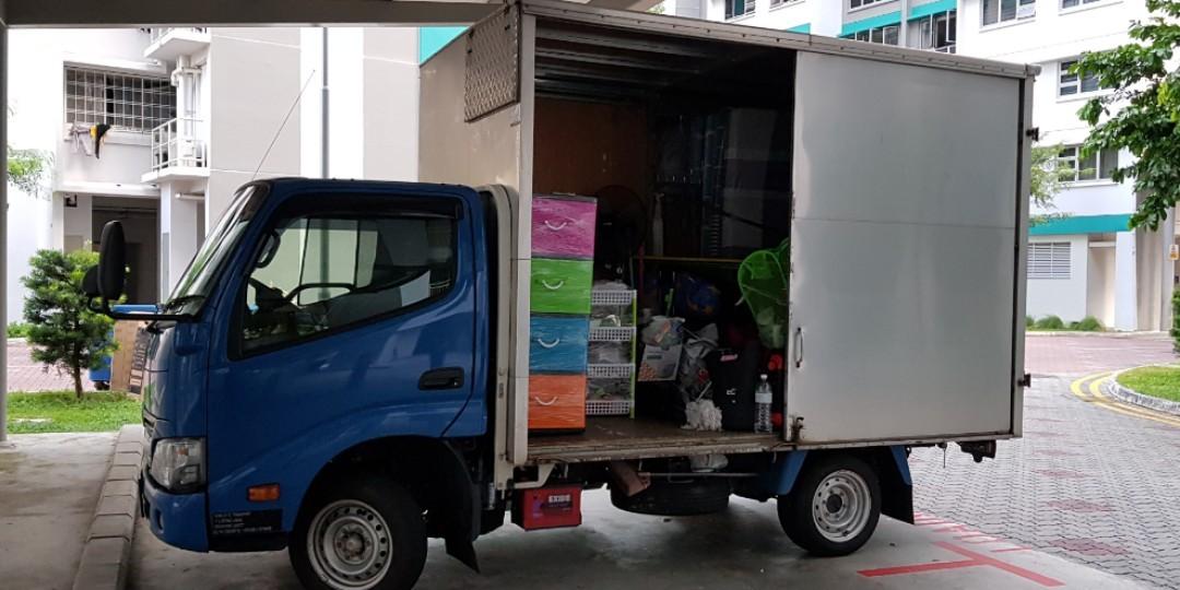 10ft box moving truck with lorry driver. Without manpower., Cars, Car Rental on Carousell