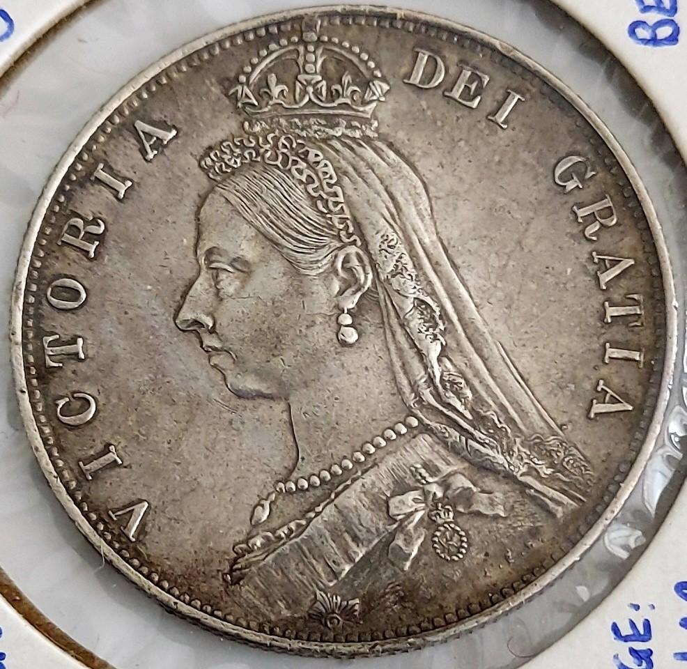 1892 Great Britain Half Crown in AU condition, Hobbies & Toys ...
