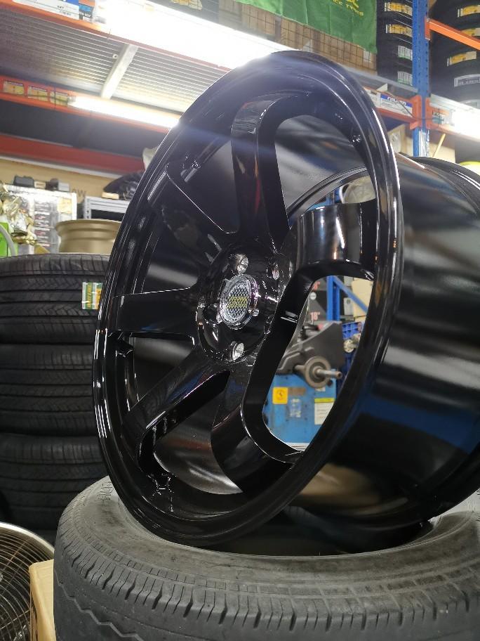 18" concave te37 (rota spec) 18x9.5 et30 gloss black 5x112 and 5x114.3 ...