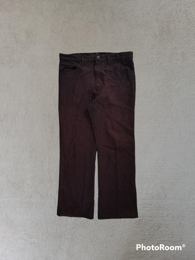 1980's wrangler rancher western pants (brown), Men's Fashion, Bottoms ...