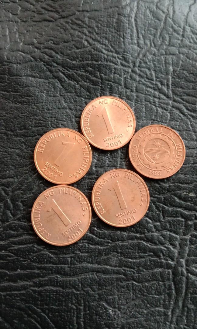 1 Sentimo 2002 BSP series Philippone coin 15 pesos each, Hobbies & Toys ...