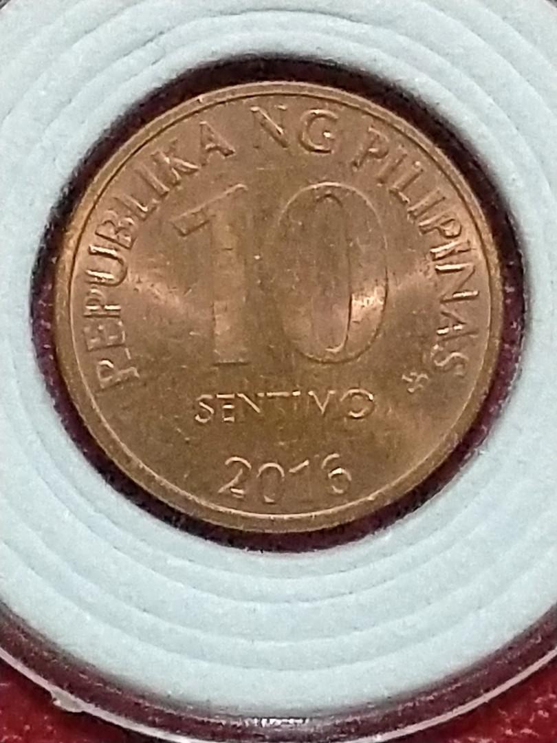 2016 10 Sentimo Philippine Coin, Hobbies & Toys, Memorabilia & Collectibles, Currency on Carousell