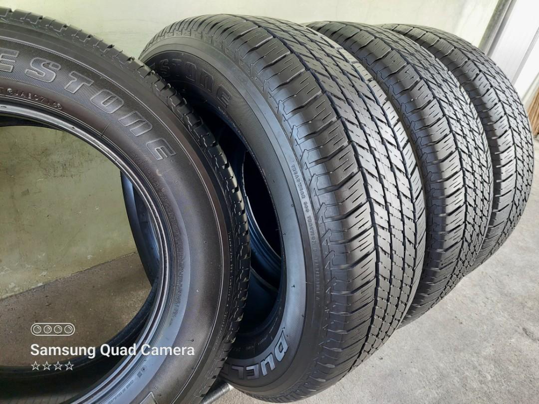 265 60 18 Bridgestone Dueler HT Tires for montero fortuner hilux ...