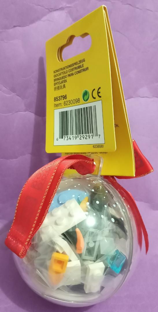 全新 2018年 Lego Seasonal 853796 Penguin 企鵝 Holiday Ornament Bauble ...