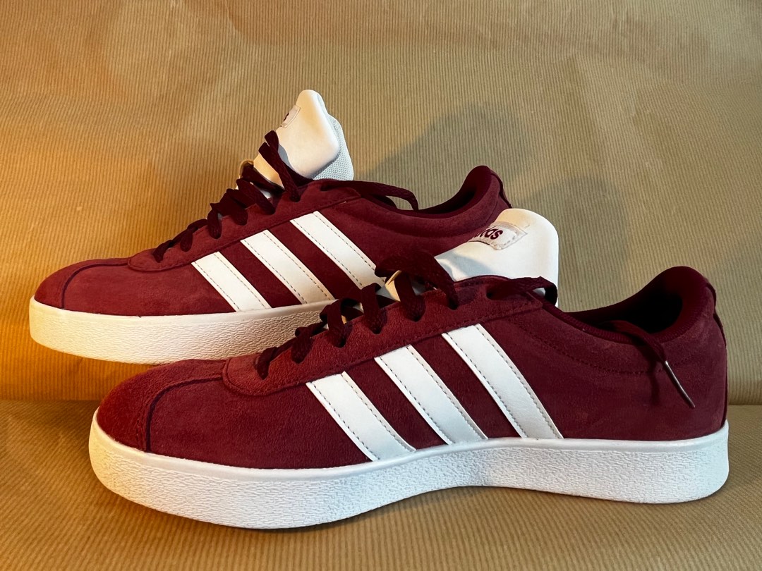 Adidas Maroon Shoes, Men's Fashion, Footwear, Sneakers on Carousell
