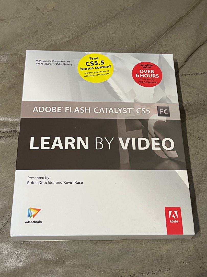 Adobe Flash Catalyst CS 5, 興趣及遊戲, 書本 & 文具, 教科書 - Carousell
