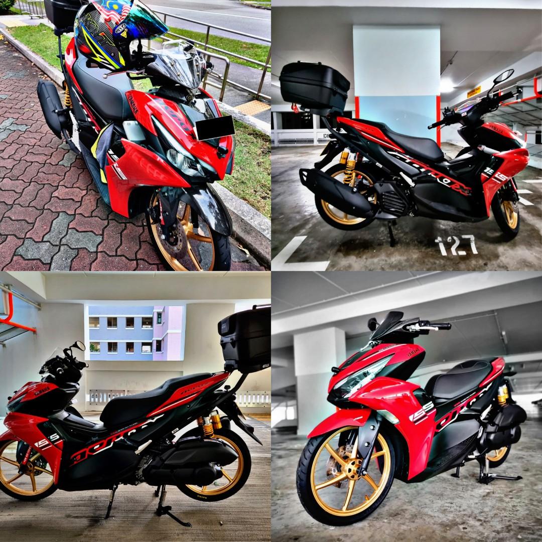 Aerox V2 Coverset, Motorcycles, Motorcycle Accessories on Carousell