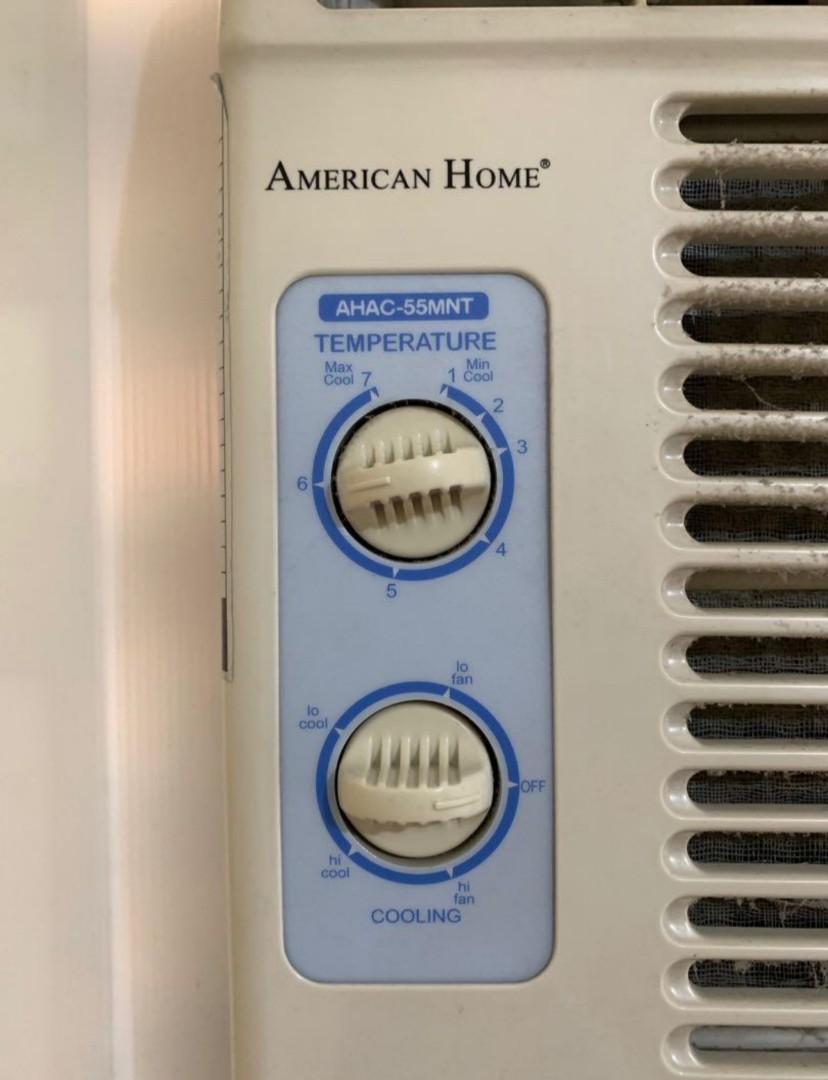 American Home AHAC-55MNT 0.5 HP Window Type Aircon, TV & Home ...