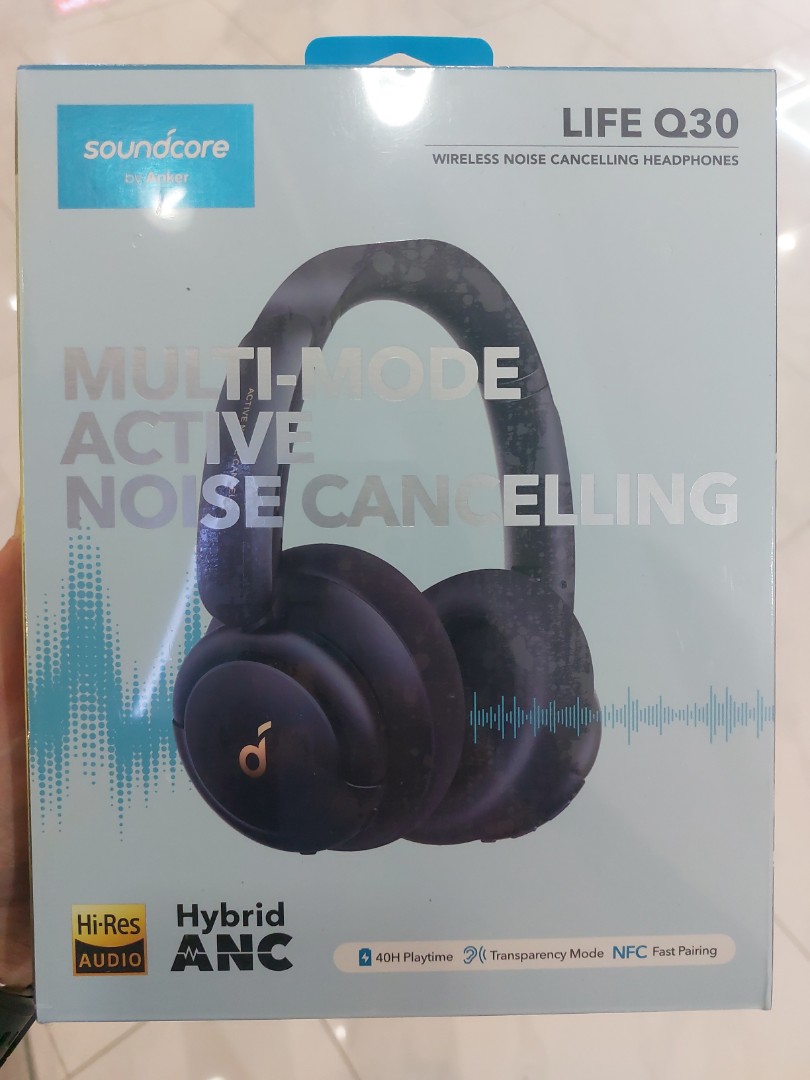Anker Soundcore Life Q30 (Blue), Audio, Headphones & Headsets on Carousell