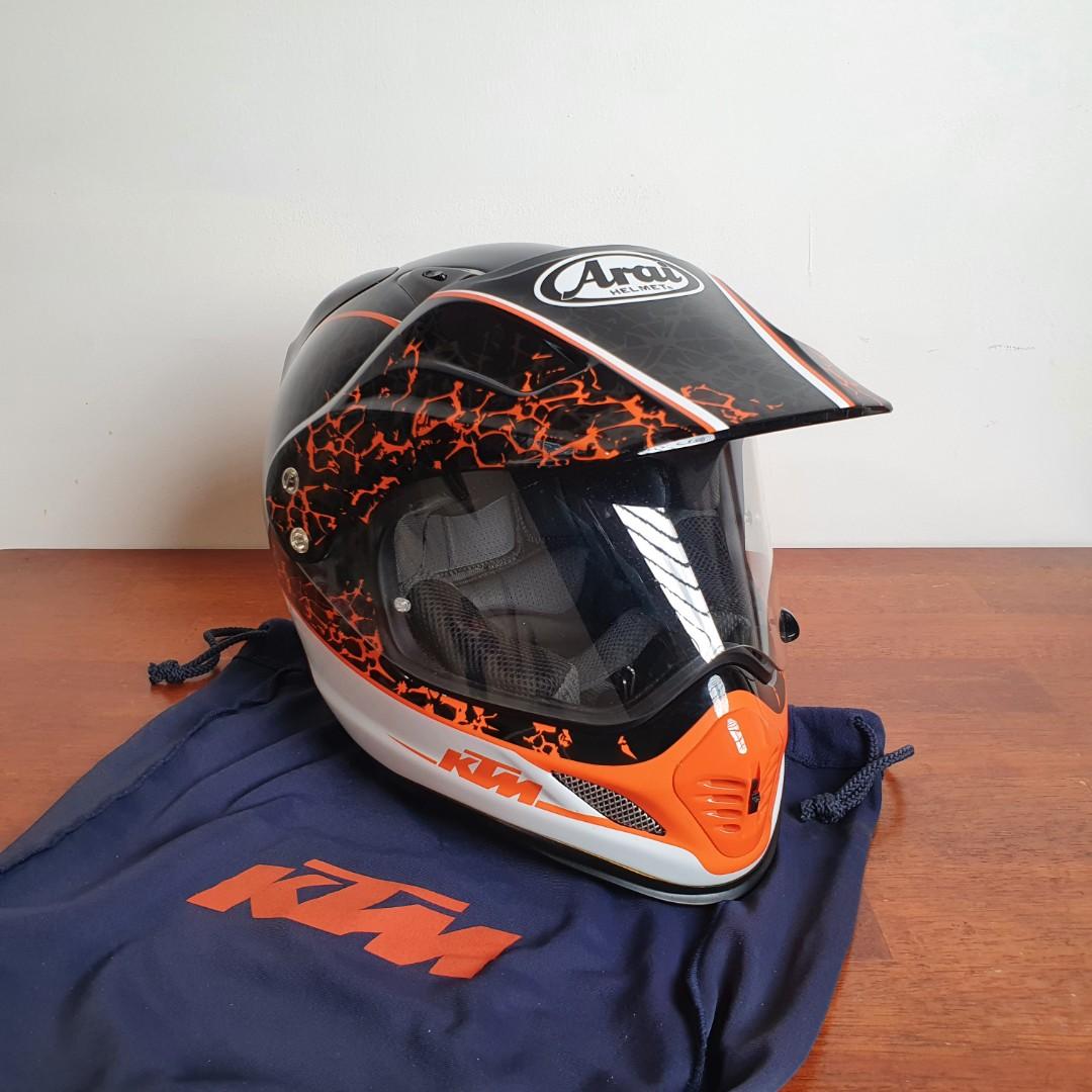 Arai KTM Snipe X Fullface Helmet, NOT Shoei Bell HJC KYT NHK SHARK ...