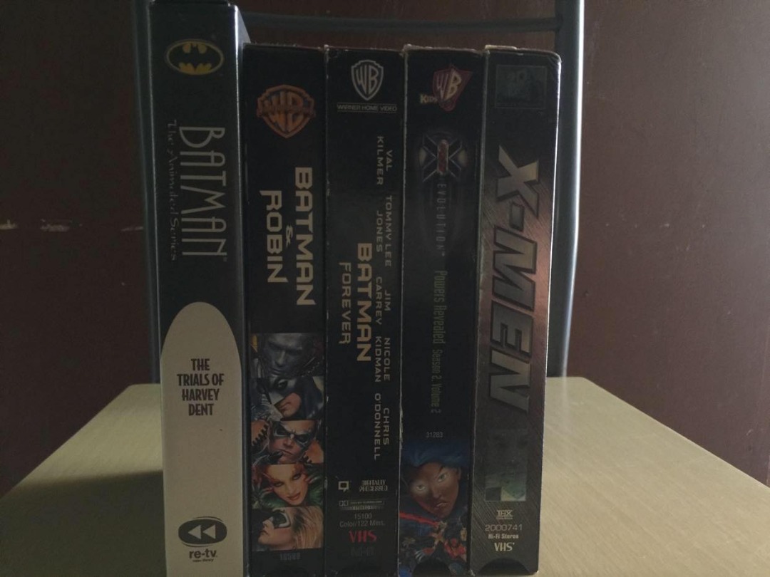 ASSORTED DC/LOTR/MARVEL VHS TAPES, TV & Home Appliances, TV ...