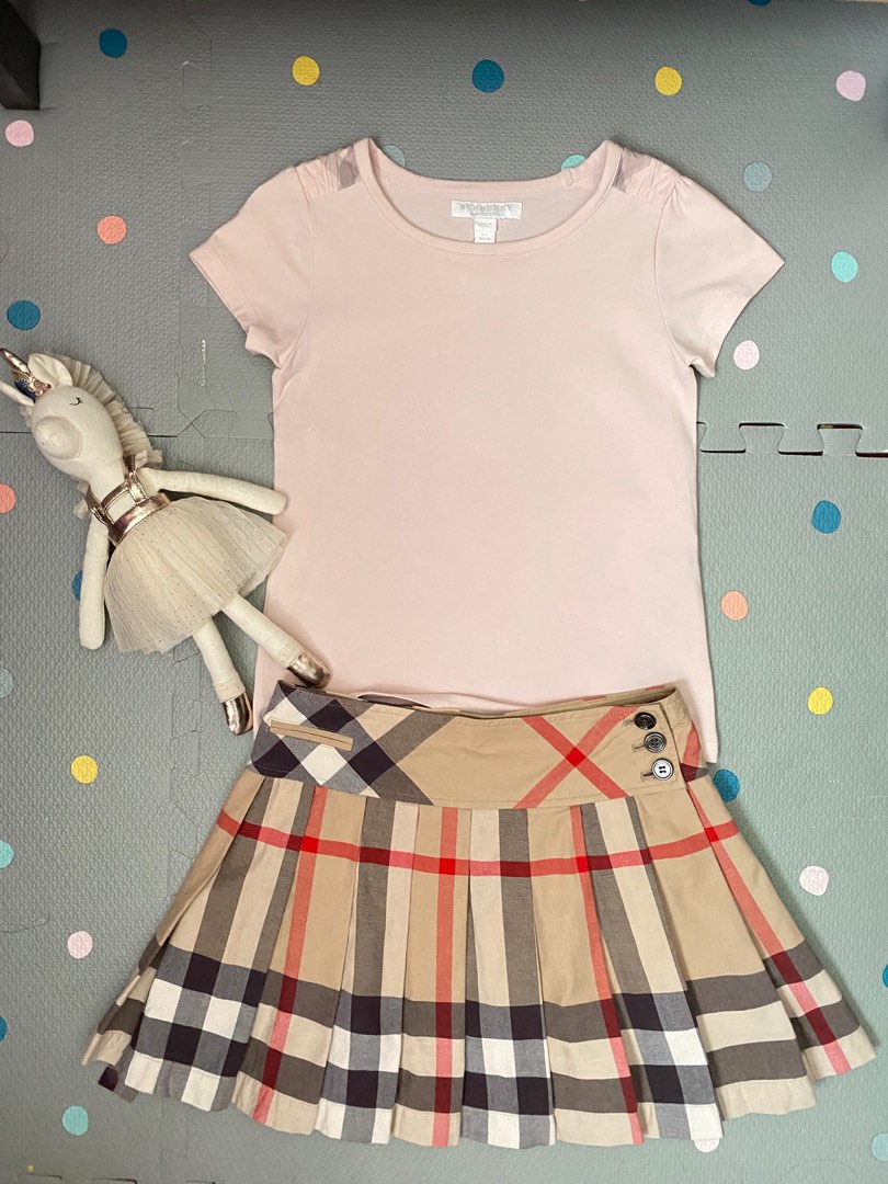 Authentic Burberry Set 6-8 y/o, Babies & Kids, Babies & Kids Fashion on ...